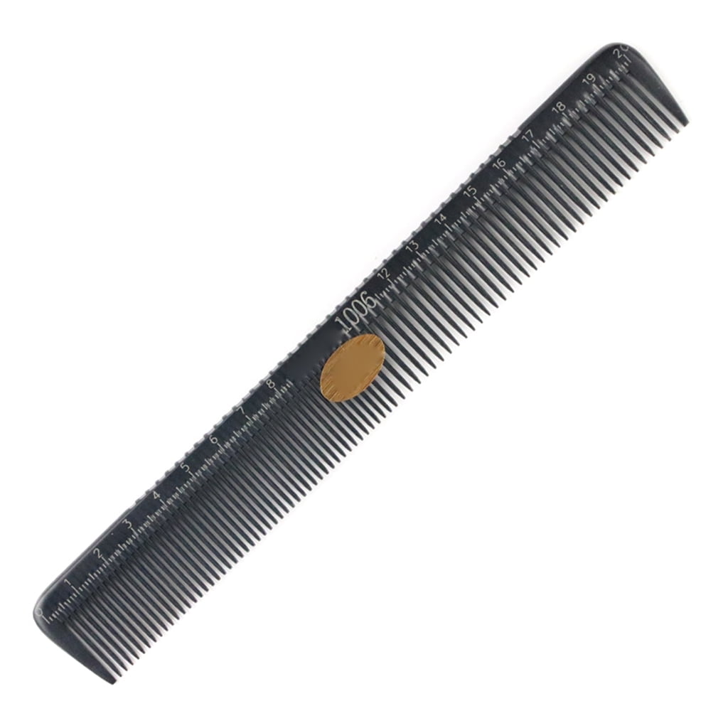 Professional Hair Cutting Comb with Measure Scale Fine Teeth Double ...