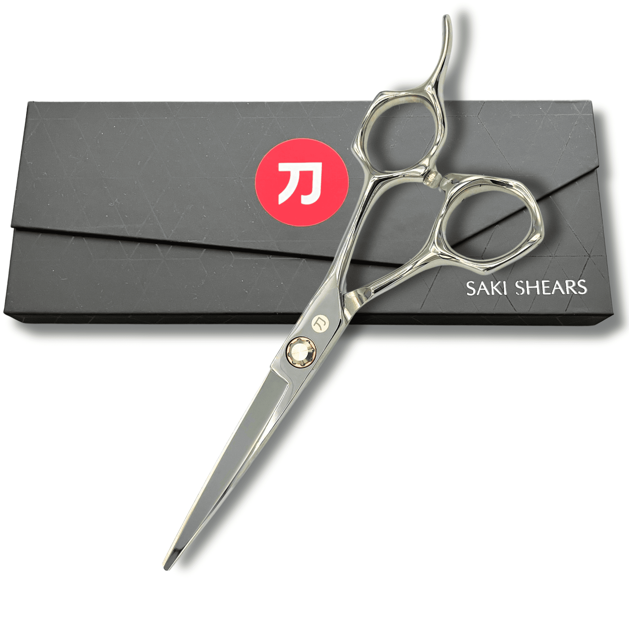 Professional Hair Cutting Scissors - 6 Inches - Convex Blade - Japanese 440C Stainless Steel ...