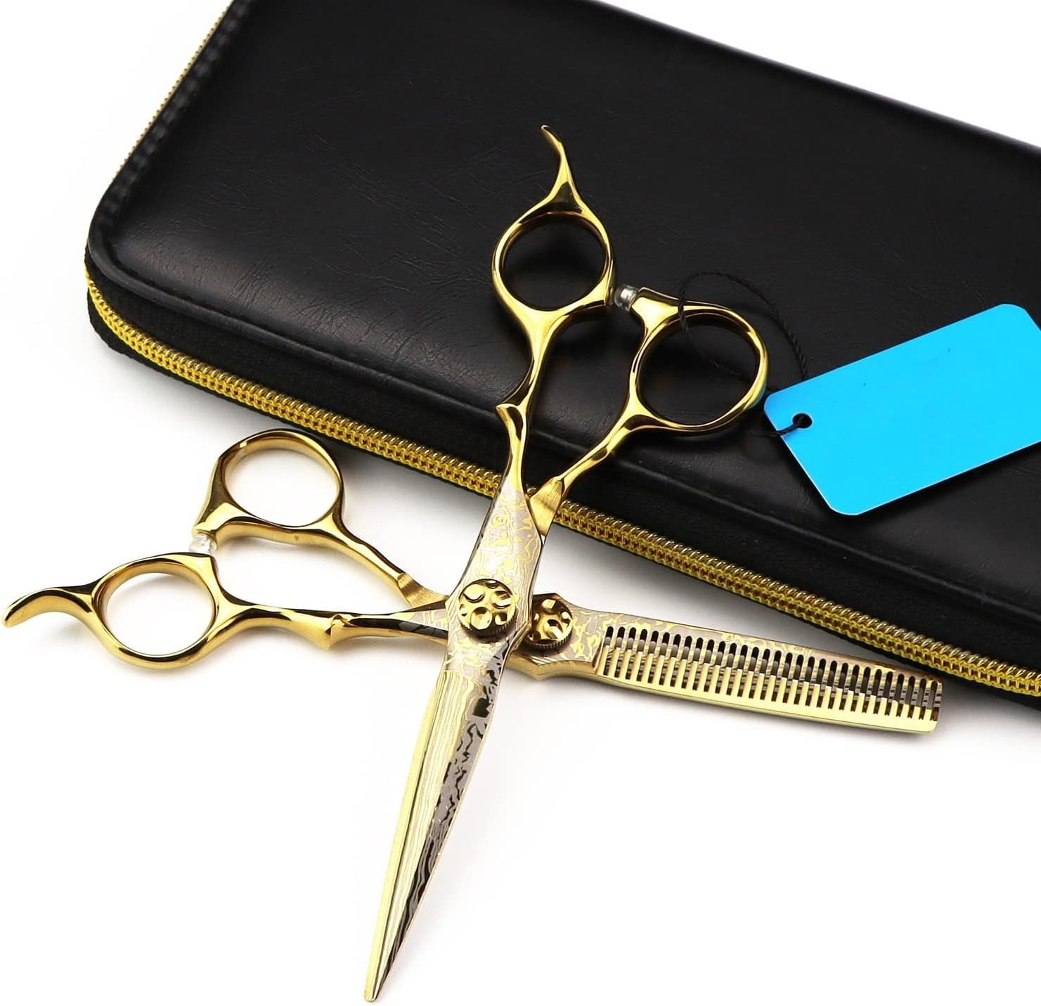 Professional Hair Cutting Shears, 6 Inch Japanese 440C Stainless Steel Professional Hair Set ...