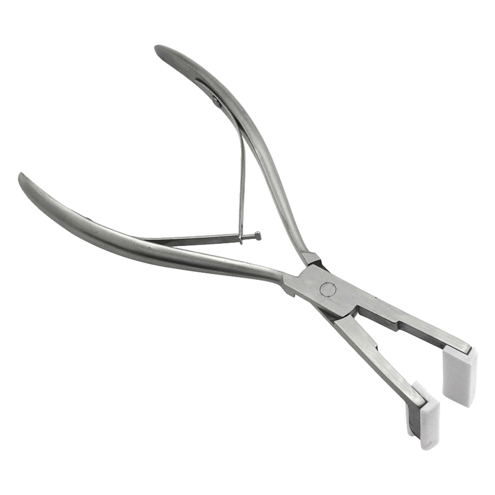Professional Hair Extensions Pliers, Flat Surface with Silicone Pad ...