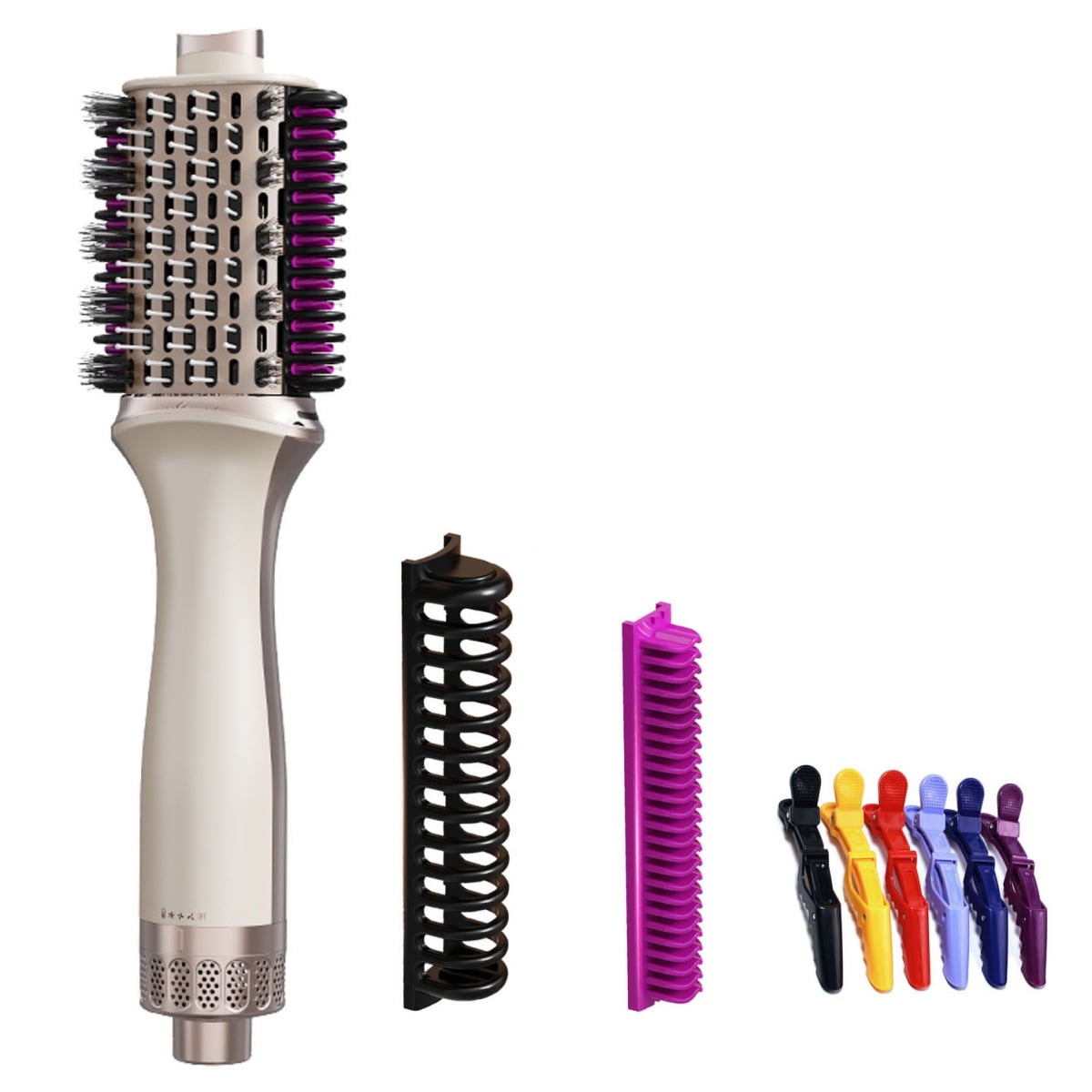 Professional Hair Straightener Comb, 4 Adjustable Heat Levels, High ...