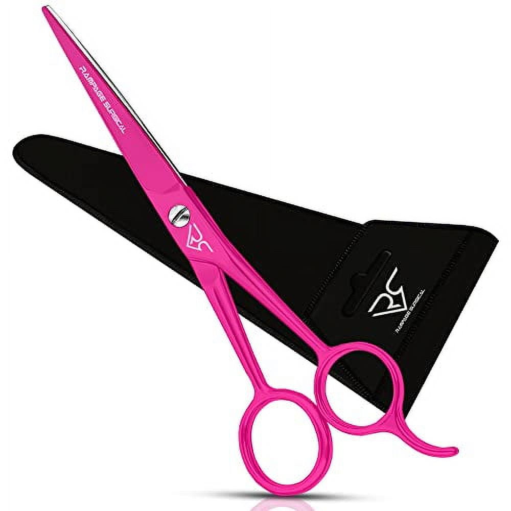 Professional Hairdresser Scissors 6.5" Inch Pink Hair Cutting Shears ...