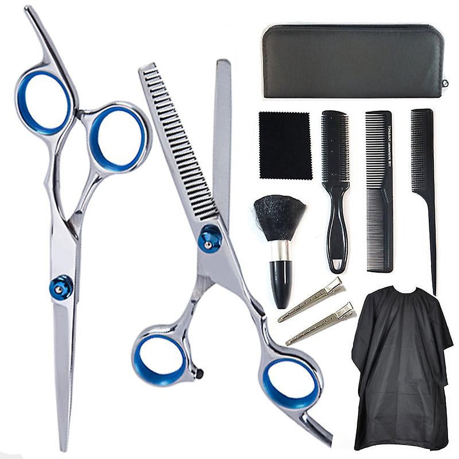 Professional Hairdressing Scissors Barber Hair Scissors 11 Pcs ...