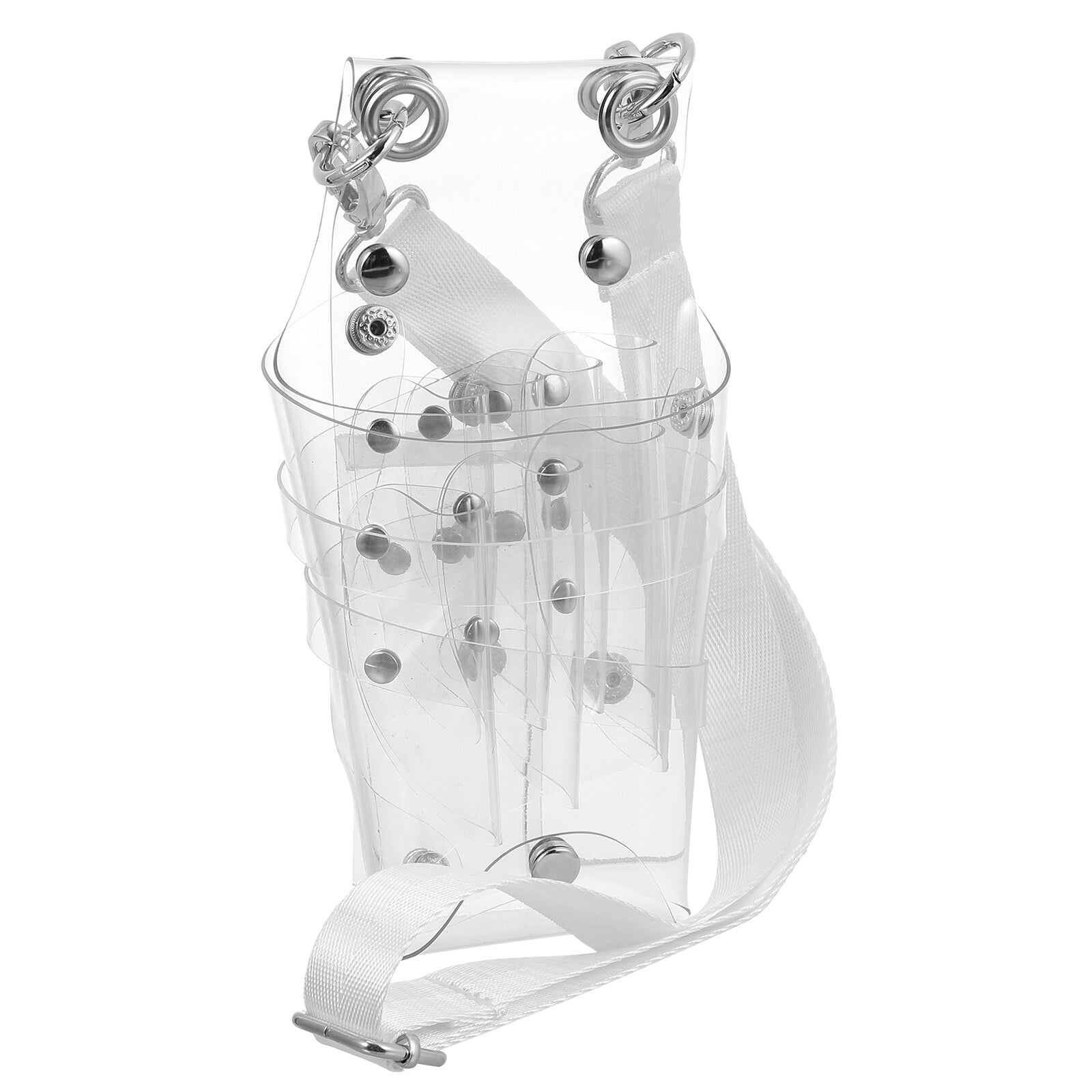 HEMOTON Transparent Hairdressing Scissors Bag PVC Scissors Waist Bag ...