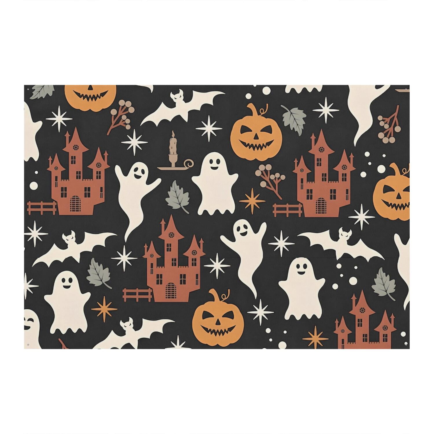 Professional Halloween Photo Backdrop 7x5ft - Retro Horror Artwork with ...