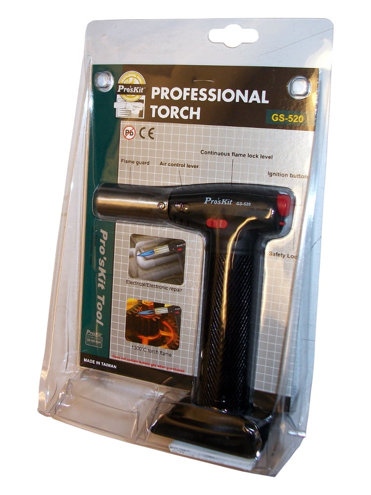 Professional Hand Held Butane Bench Torch Adjustable GS-520 - Walmart.com