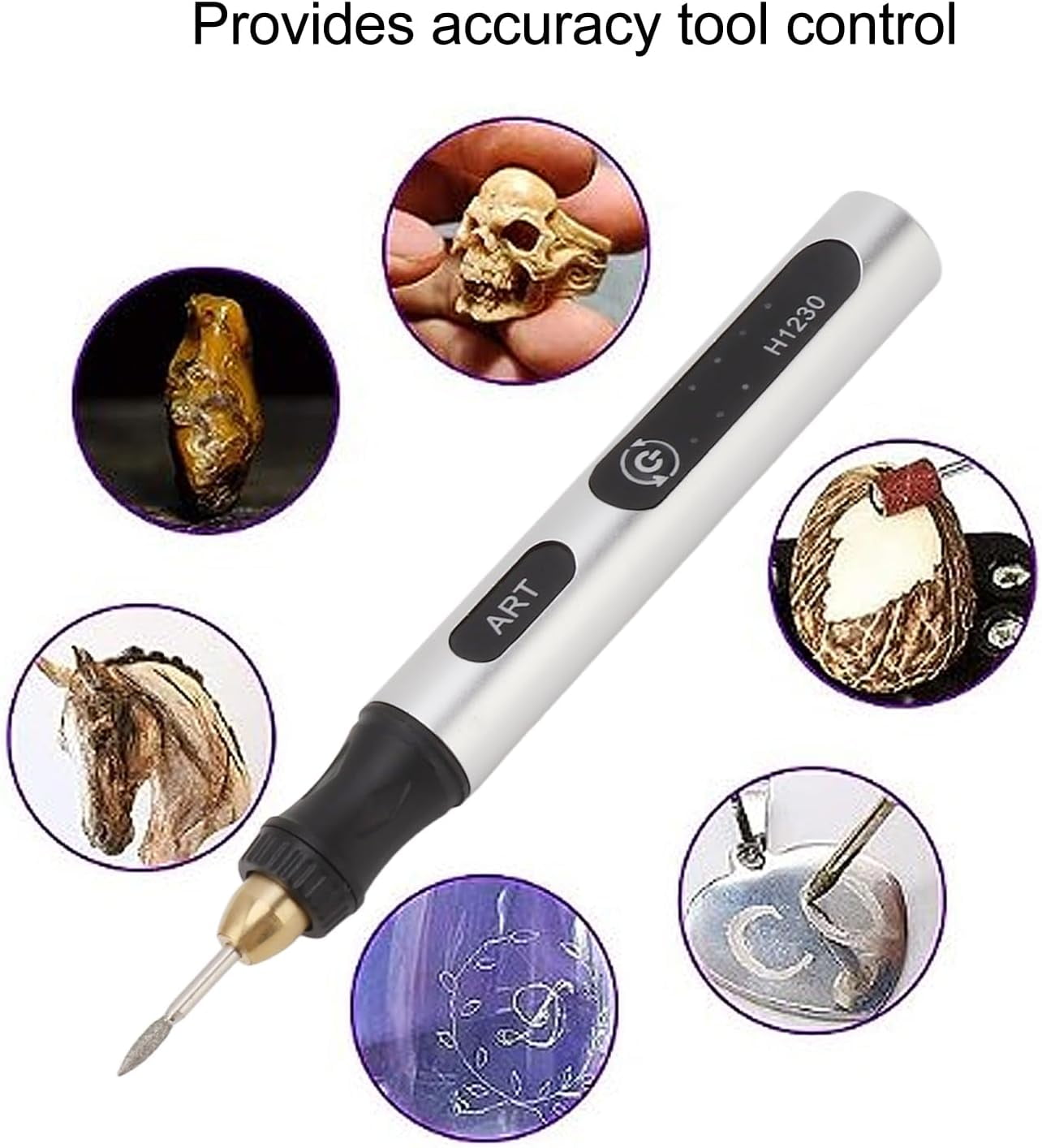 Professional Hand Held Engraving Pen, Metal Engraver USB 4.2v 300mah ...