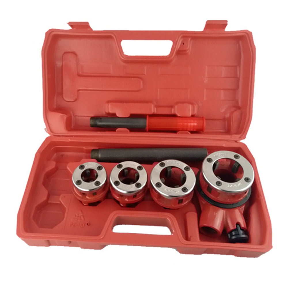 Professional Hand Operated Pipe Threading Set Galvanized Plumbing ...