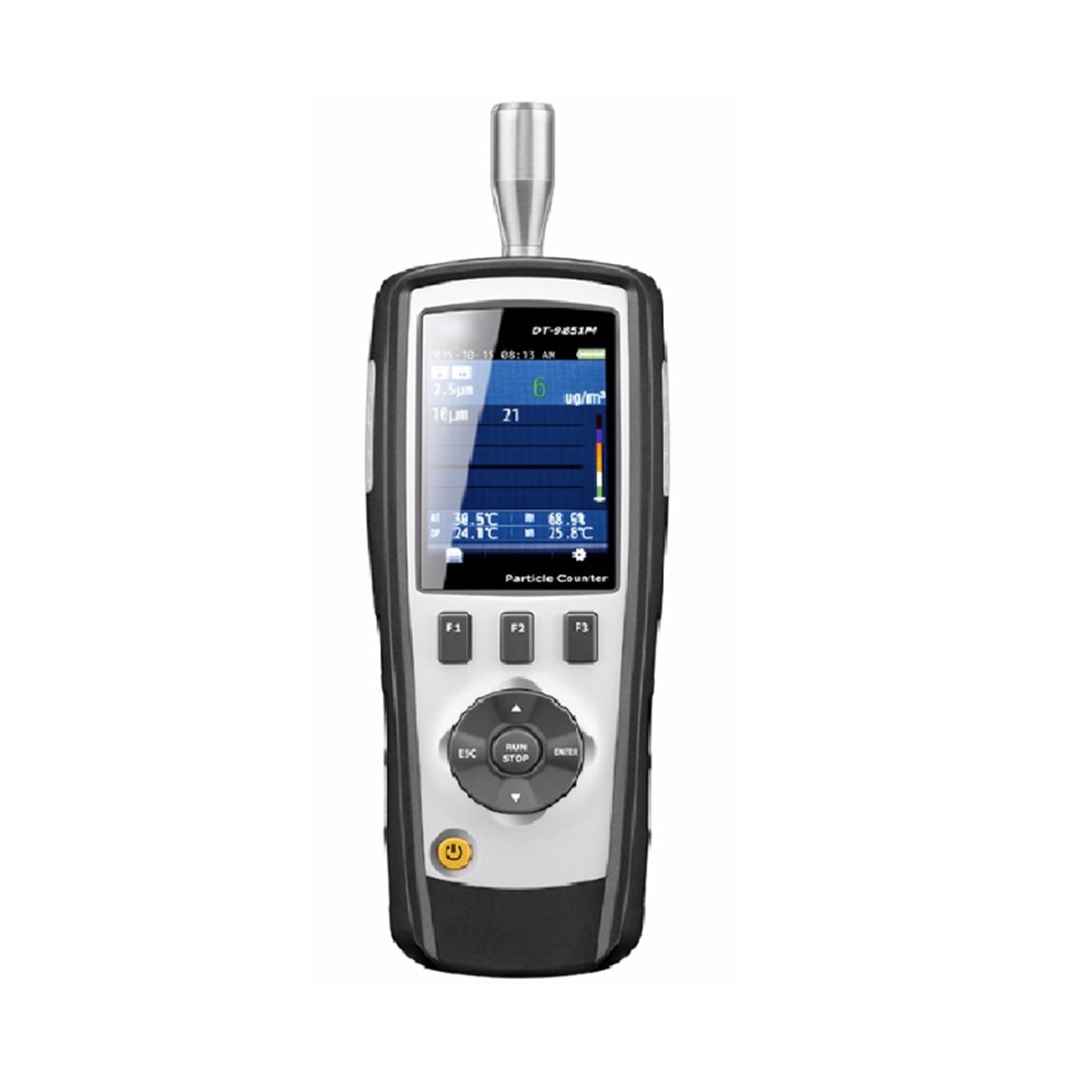 Professional Handheld PM0.3, PM2.5, 10 Um Air Bone Gas Air Particle ...