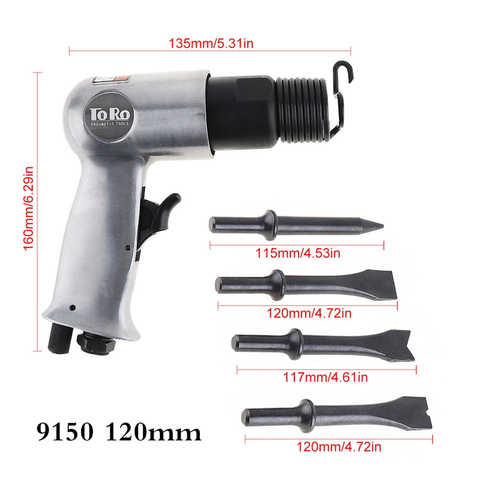 Professional Handheld Pistol Gas Shovels 9150 120mm /9190 190mm Air ...