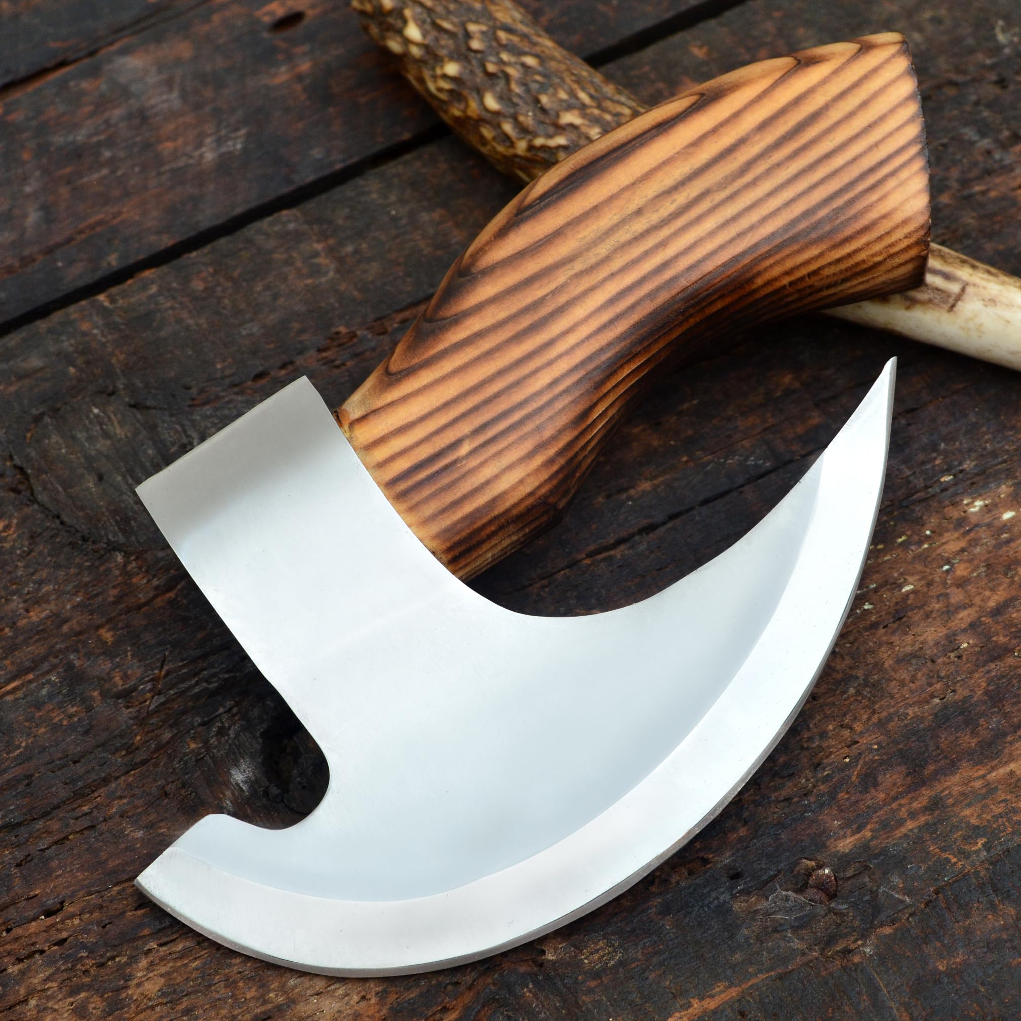 Professional Handmade Viking Steel Pizza Cutter Axe - Pizza Slicer Axe ...