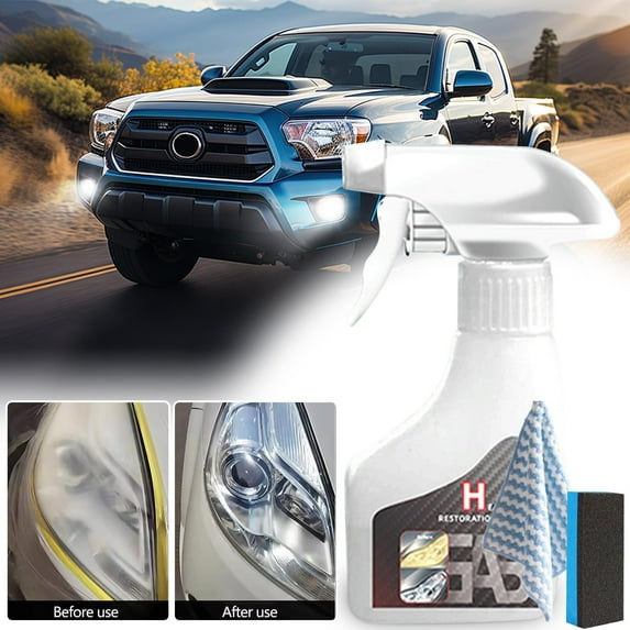 Professional Headlight Restoration Kit With Polishing Compound And ...