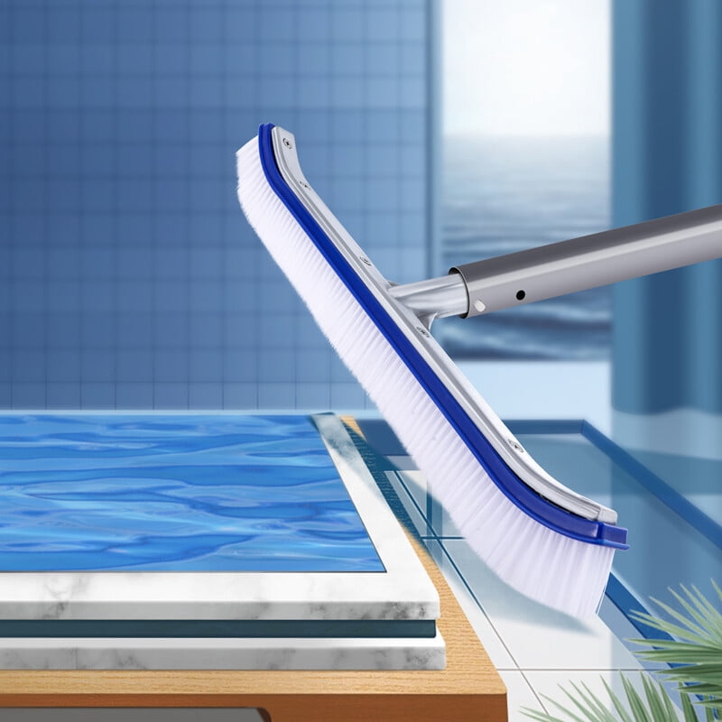 Professional Heavy Duty 18" Swimming Pool Floor Wall Cleaning Brush ...
