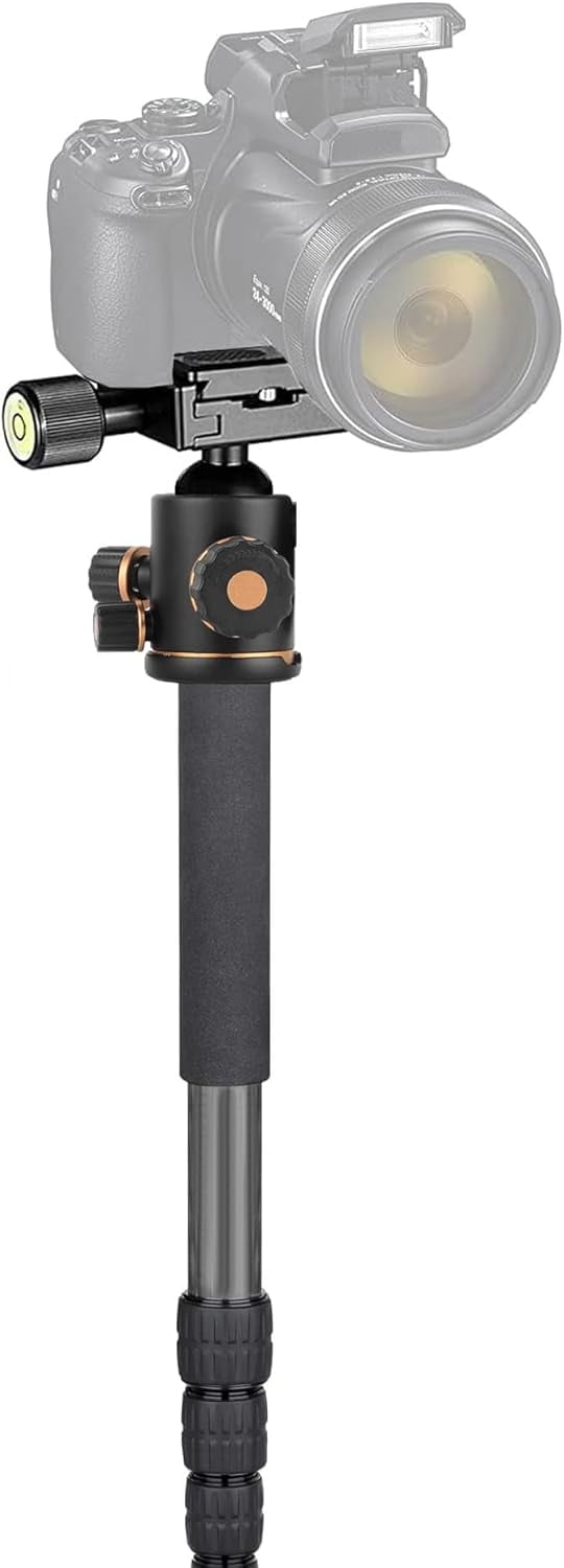 Professiona Heavy-Duty Carbon Fiber 70" Monopod/Unipod (Dual Optional ...