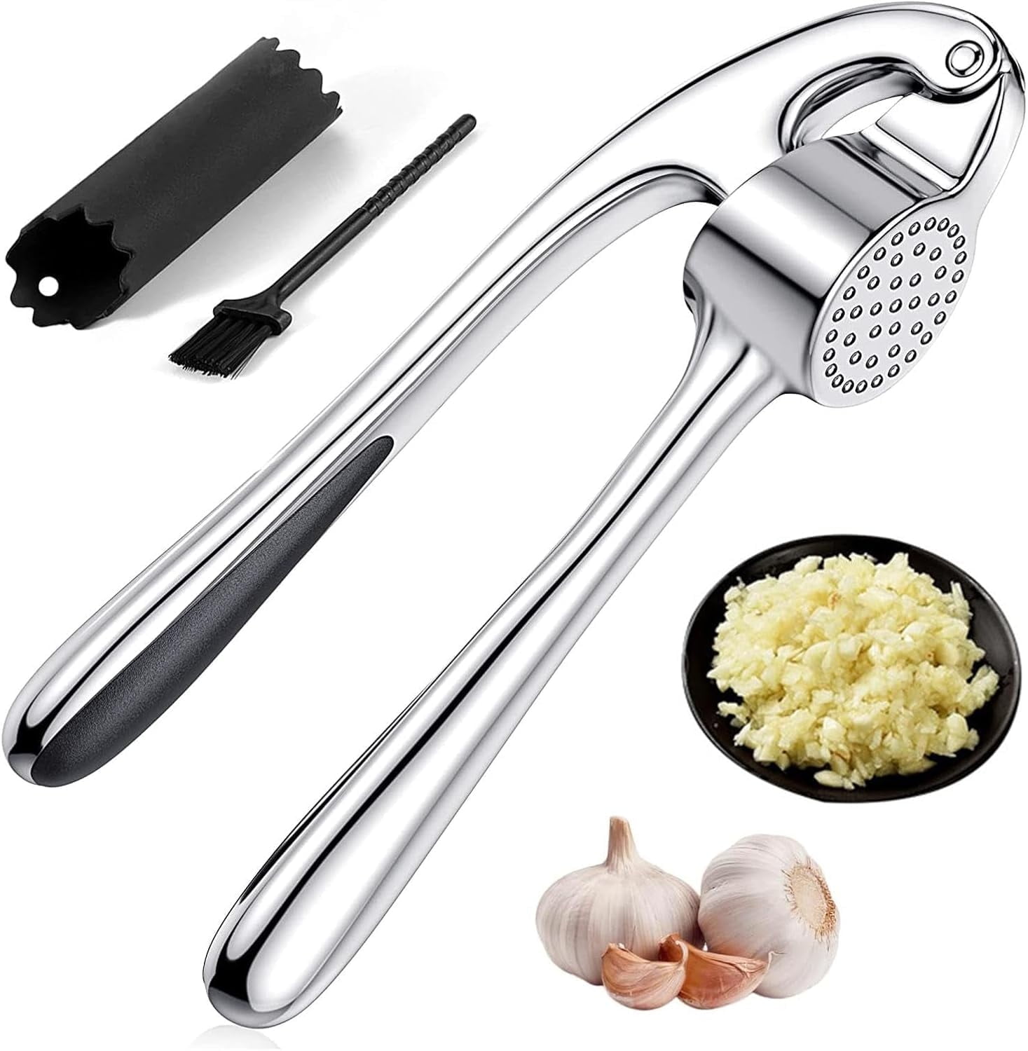 Ggpc Professional Heavy Duty Garlic Press & Ginger Crusher for Cooking ...