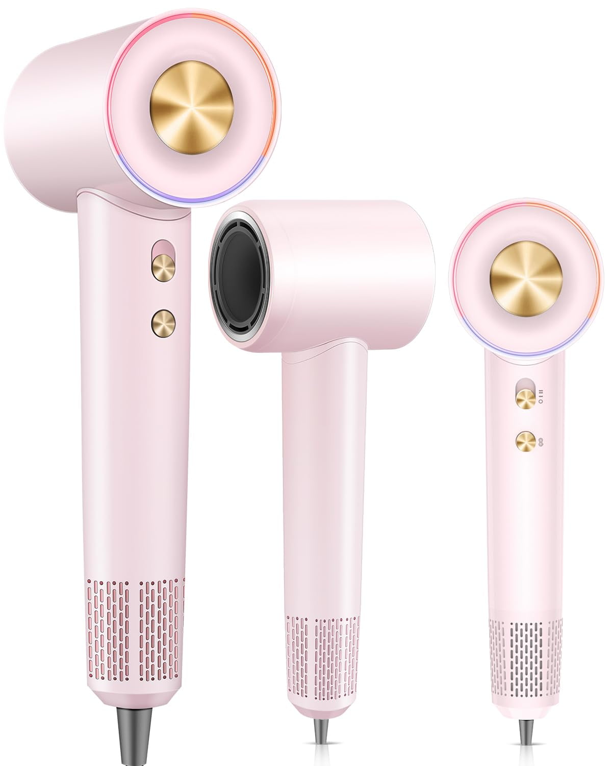 Professional High Speed Ionic Hair Dryer - 1 Min Fast Drying, 180000 ...