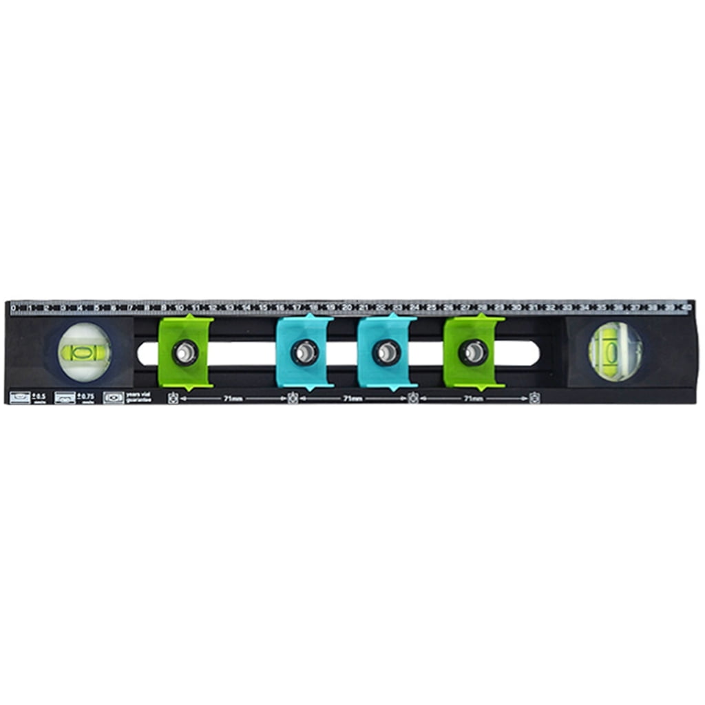 Professional Hole Position Levels Ruler 2 in 1 Leveling and Drilling ...