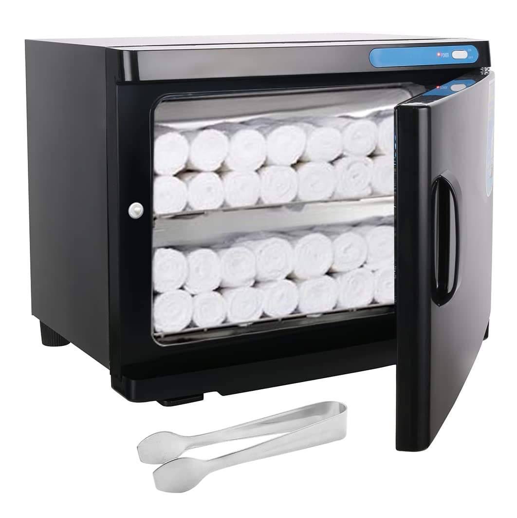 Professional Hot Towel Warmer 23L Heat Cabinet Hold 50-60 Towels for Facials Barber SPA, Hair ...