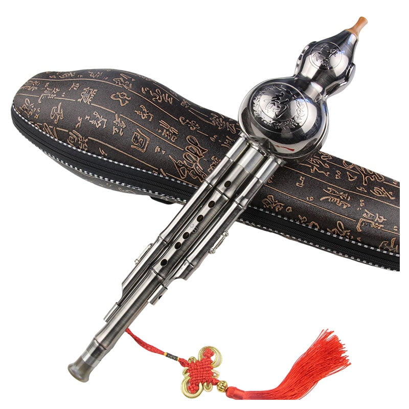 Professional Hulusi, with carrying box B-flat key, Hulusi gourd ...