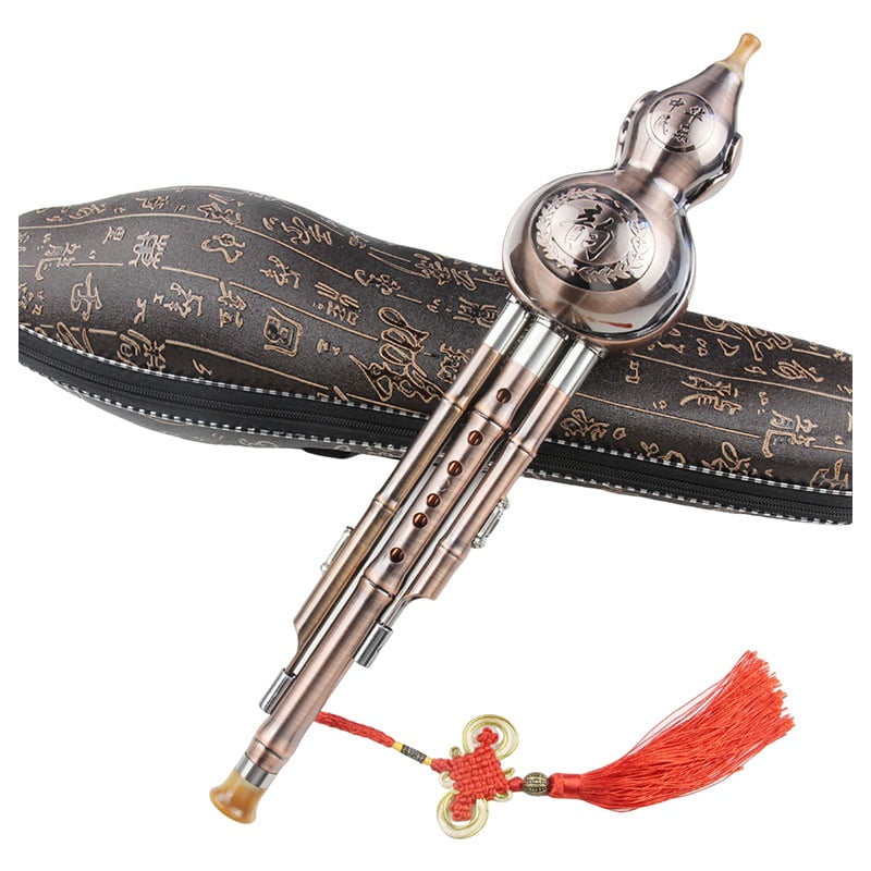 Professional Hulusi, with carrying box B-flat key, Hulusi gourd ...