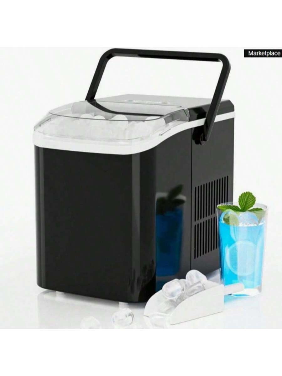 Professional Ice Maker Machine 26lbs/Day Auto Shutdown Function Ice ...