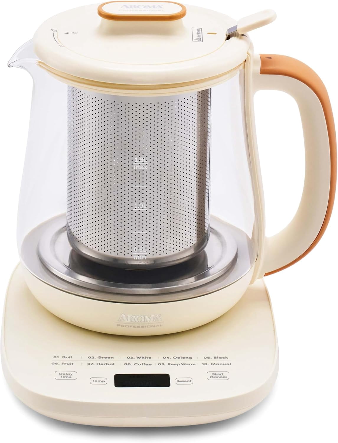 Professional Infusion Glass Electric Tea Kettle with Temperature ...