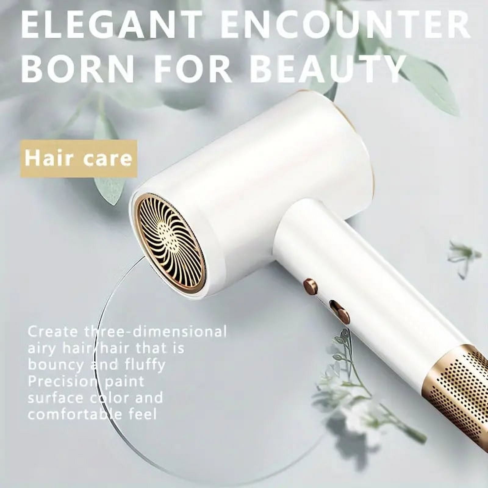 Professional Ionic Hair Dryer - High Power Gray Electric Dryer with Air ...