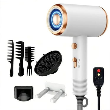 D2025Professional Ionic Salon Hair Dryer, 2200 Watt Powerful AC Motor Ceramic Tourmaline Ion ...