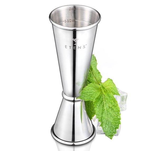 Etens Japanese Double Jigger, Stainless Steel, 0.25-2 oz Measurements ...