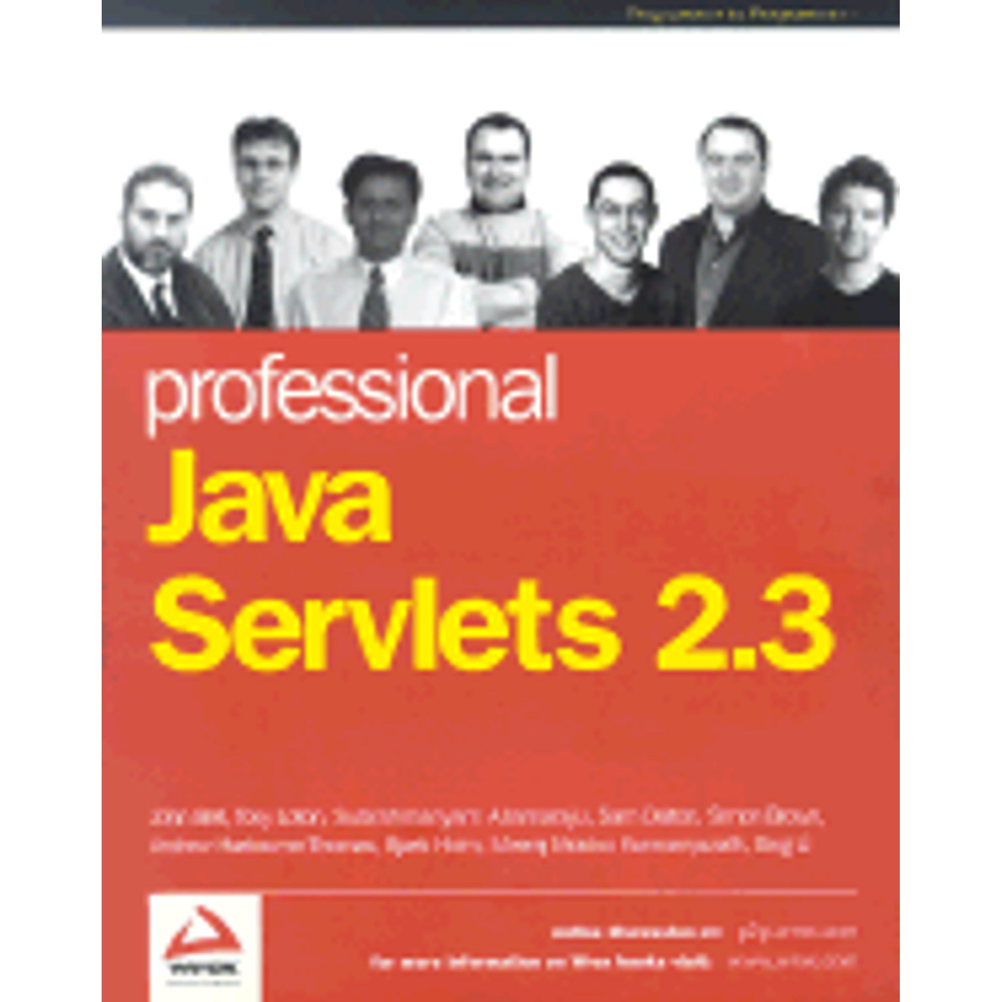 Pre-Owned Professional Java Servlets 2. 3 (Paperback 9781861005618) by Subrahmanyam Allamaraju ...