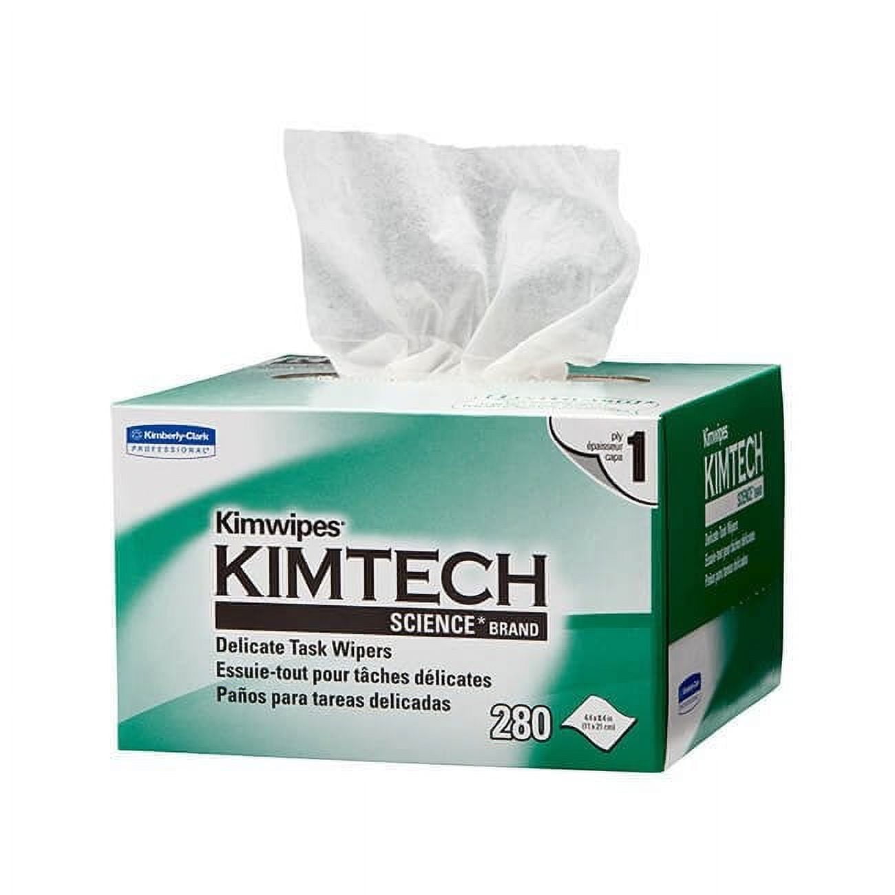 Professional Kimtech Science Kimwipes, 280/Box [Set of 3] - Walmart.com