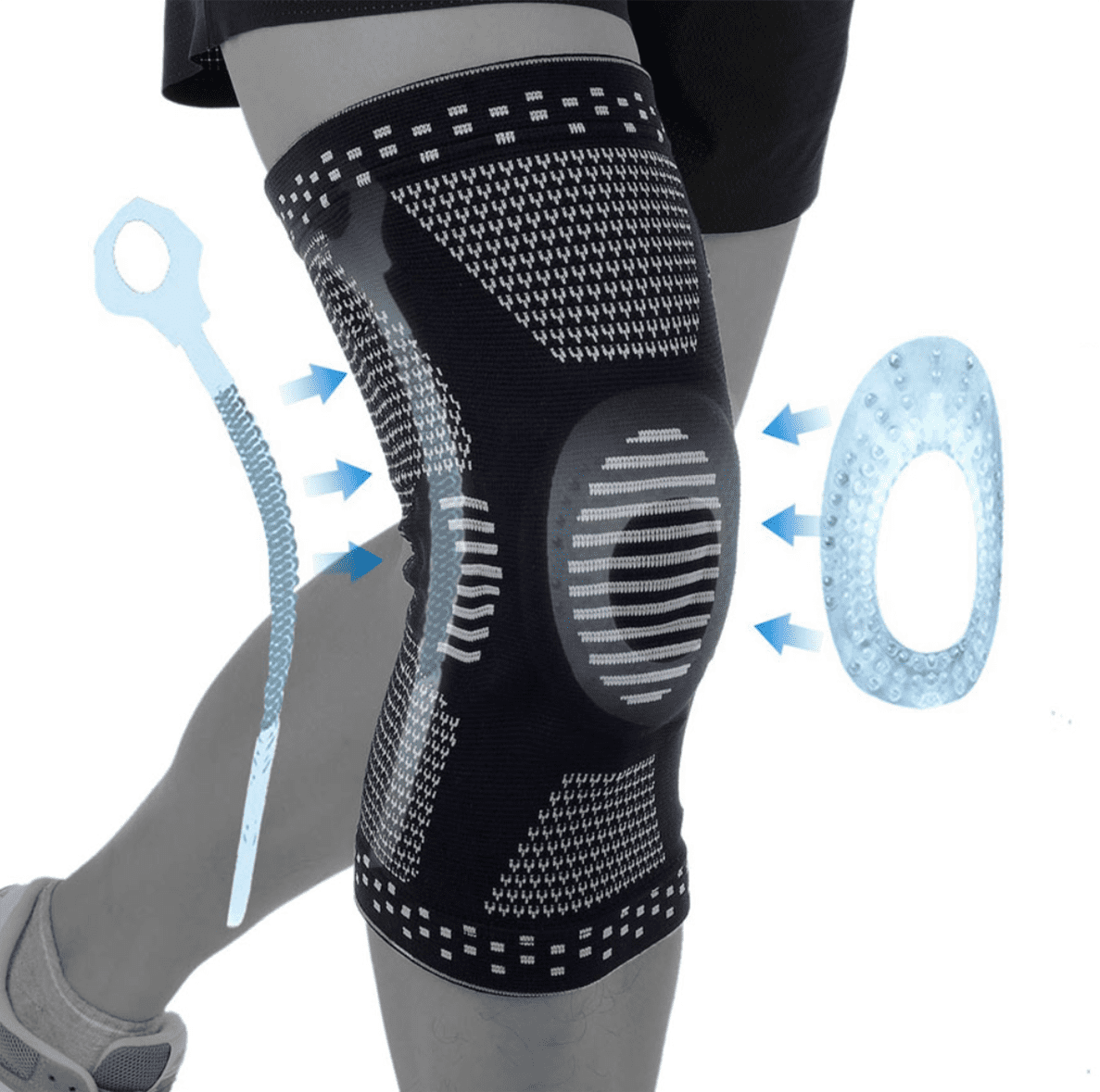 Professional Knee Brace for Knee Pain Relief, Medical Knee Support with ...