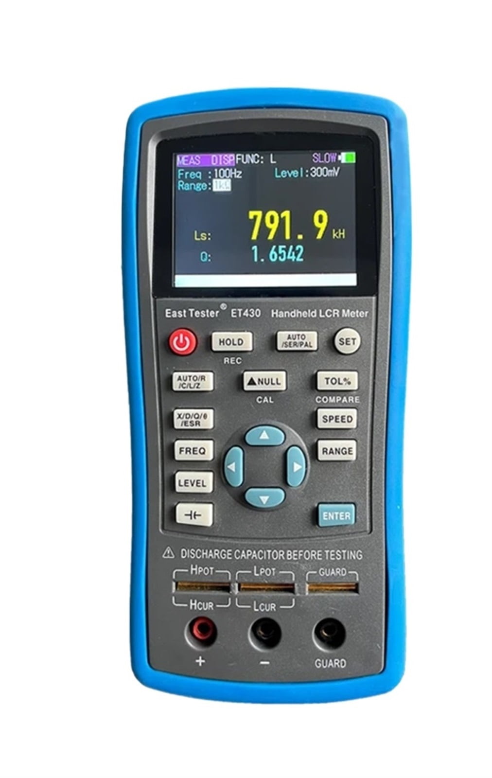 Professional LCR Meter 2.8" TFT Handheld LCR Digital Bridge Capacitance ...