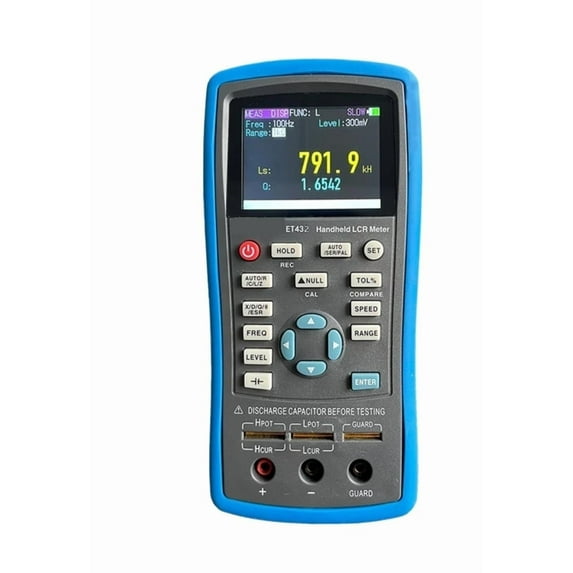 Professional LCR Meter 2.8" TFT Handheld LCR Digital Bridge Capacitance ...