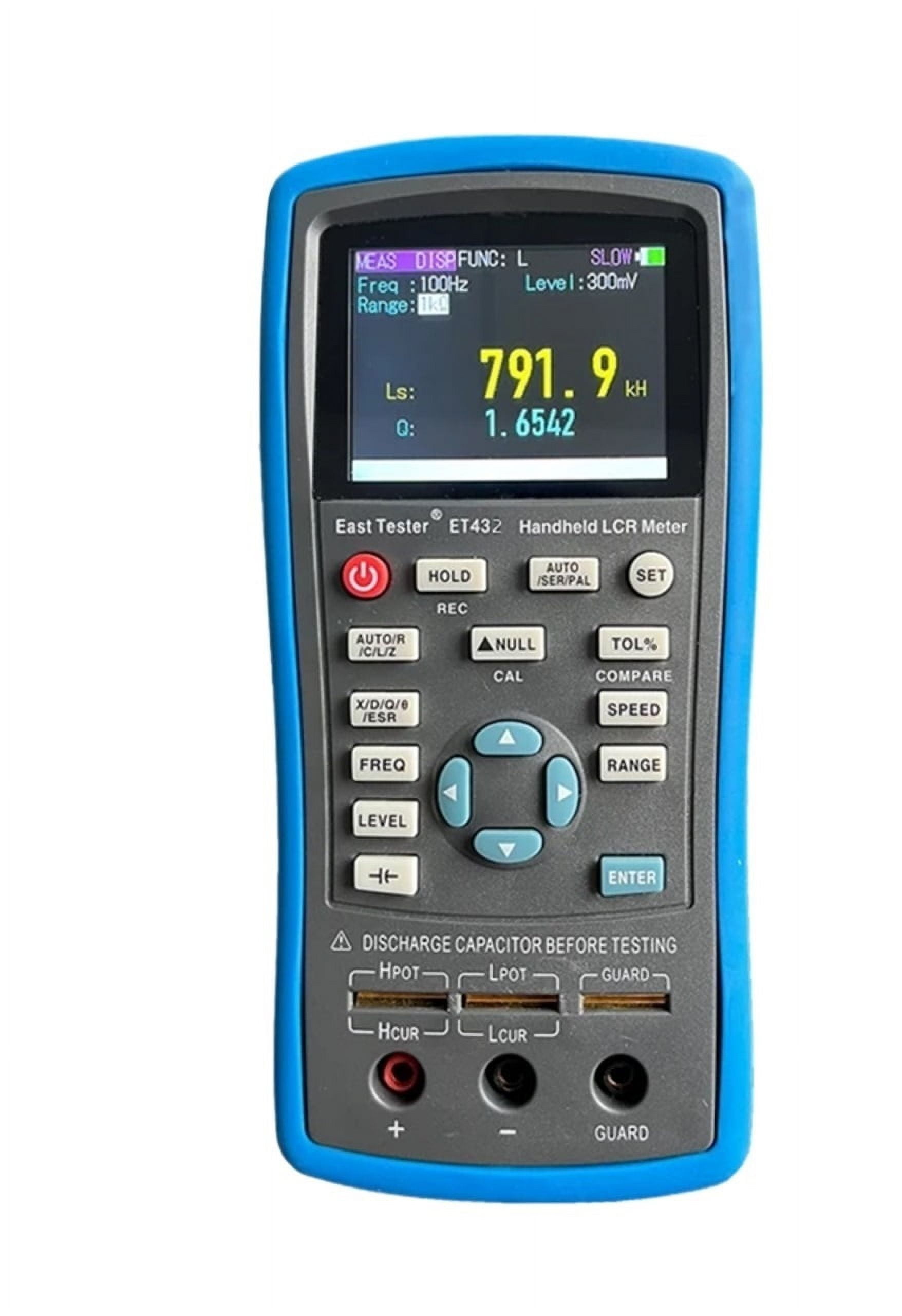 Professional LCR Meter 2.8" TFT Handheld LCR Digital Bridge Capacitance ...