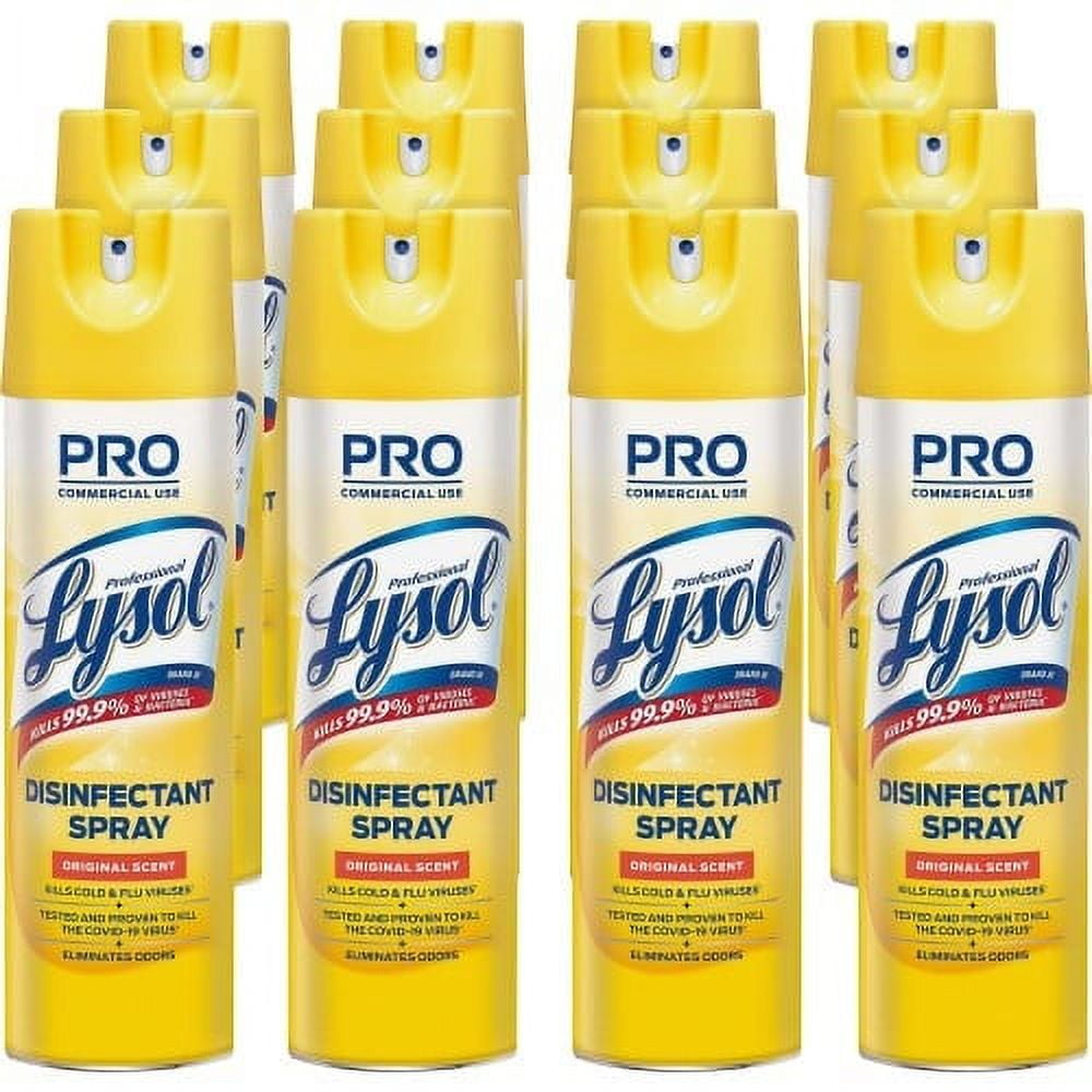 Professional LYSOL Brand 19 oz. Aerosol Disinfectant Spray - Original ...