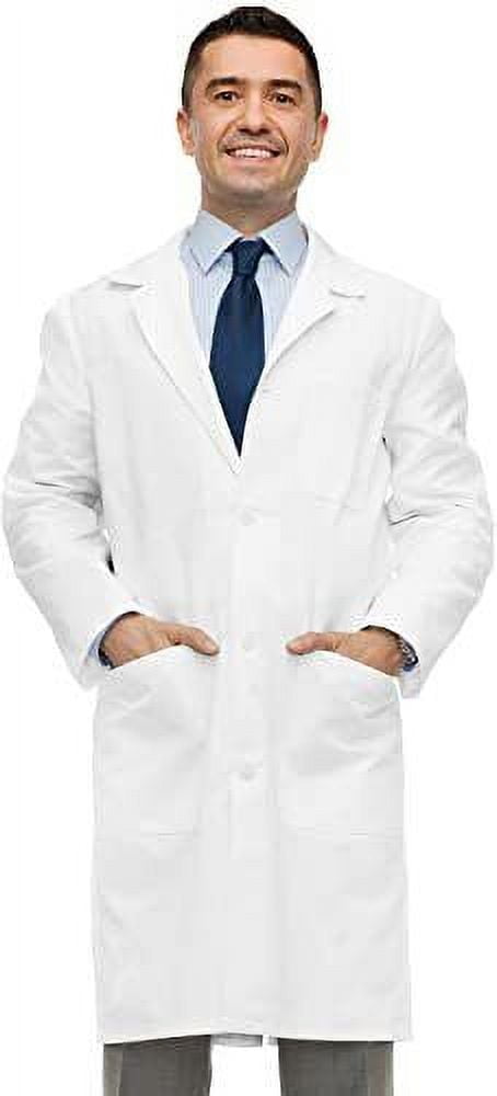 Professional Lab Coat for Men - Laboratory Coat Kick Pleat NY Threads - Walmart.com