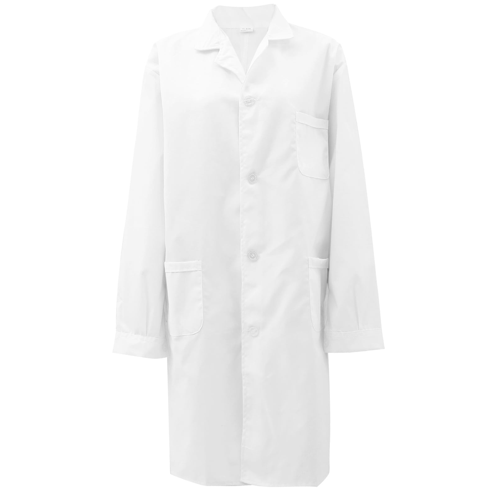 Professional Laboratory Coat Long Sleeve Medical Coat Doctor Costume ...