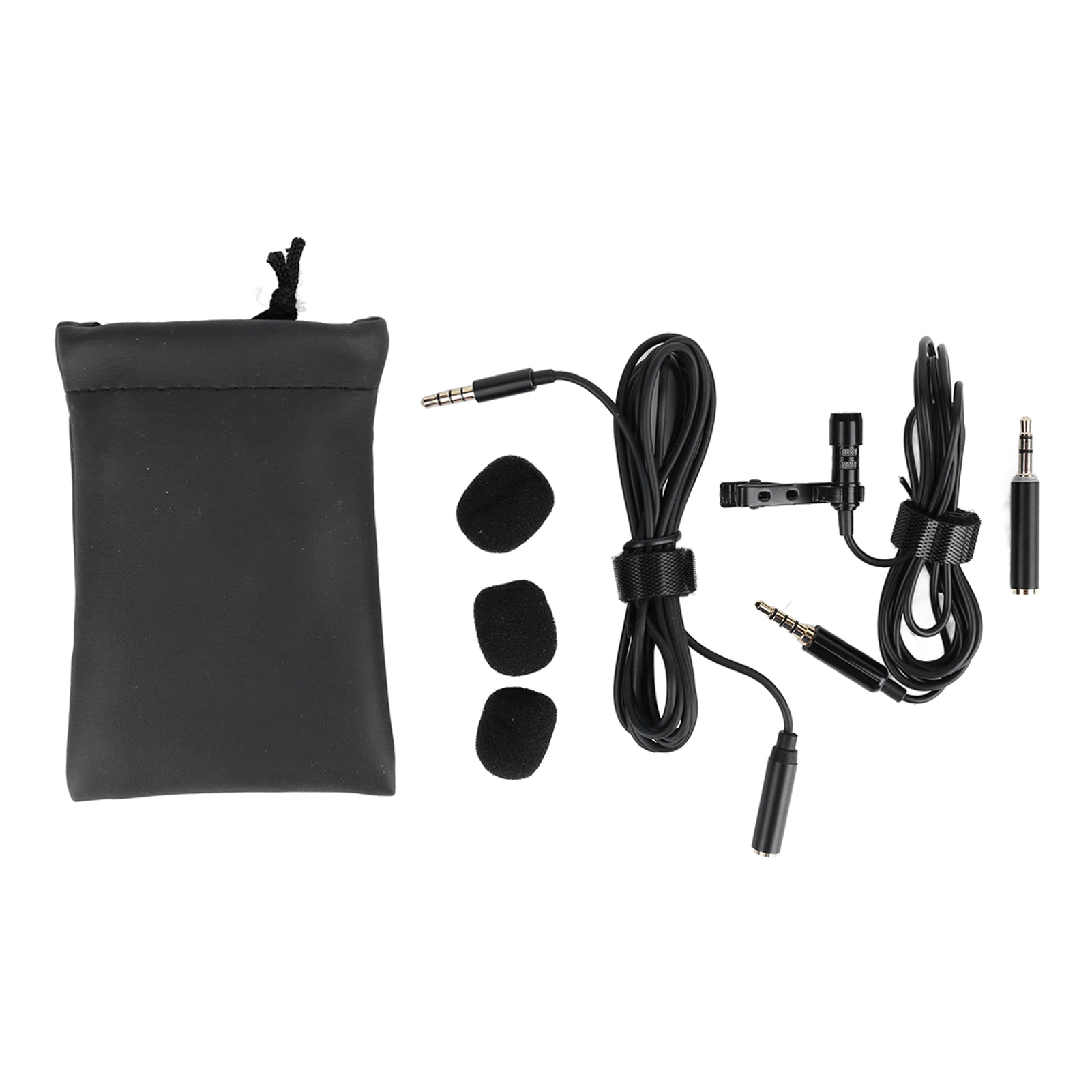 Professional Lavalier Microphone 360 Degree Omnidirectional 3.5mm Clip ...