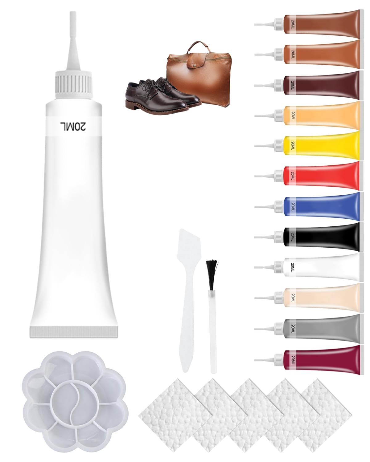Professional Leather Repair Gel - 2026 Upgraded Color-Matched Kit for ...