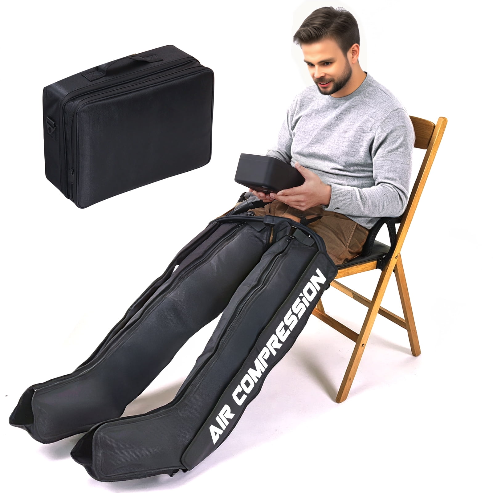 Professional Leg Recovery System, Cordless Air Compression Boots with ...