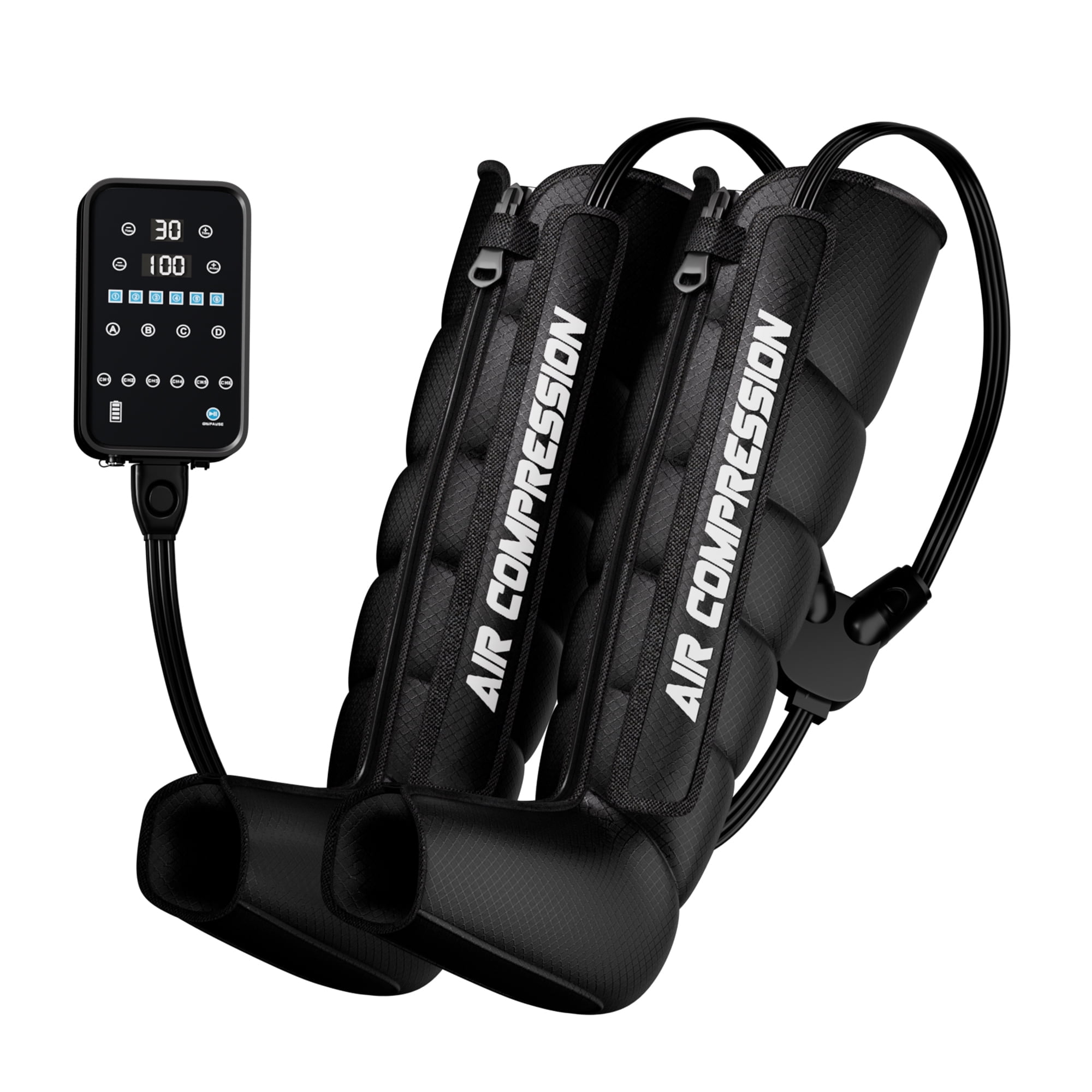 Professional Leg Recovery System, Cordless Air Compression Boots with Sequential Compression ...