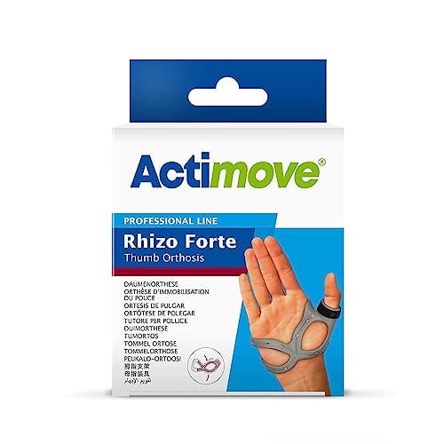 Professional Line Rhizo Forte Thumb Brace, Left, Black, Large - Walmart.com