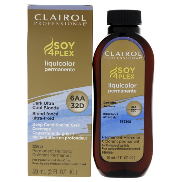Clairol 2 oz Professional Liquicolor Permanent Hair Color 32D with Dark ...