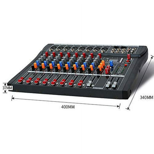 Professional Live Studio Mixer,8 Channels Bluetooth Live Studio Audio ...