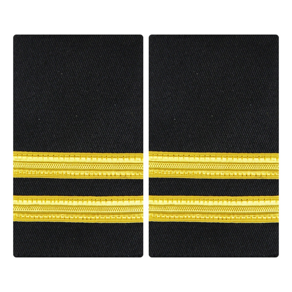 Professional Look Epaulettes Golden Captain Shoulder Decors for Uniform ...