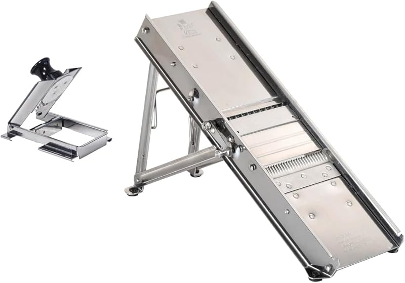 Professional Mandoline - Stainless Steel - Slices Fruits and Vegetables ...