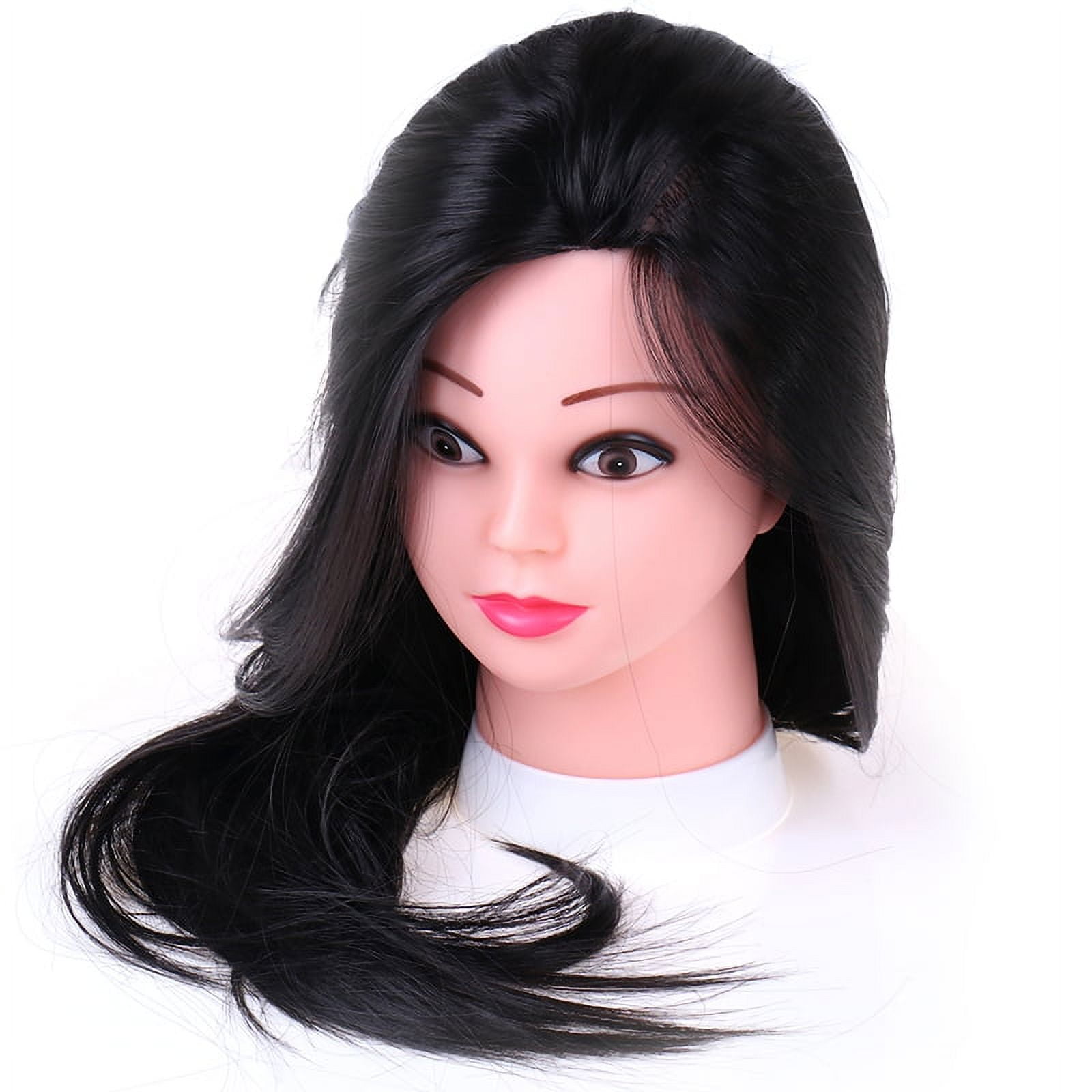 Professional Manequin head Human Hair Barber Practice Hairstyle ...