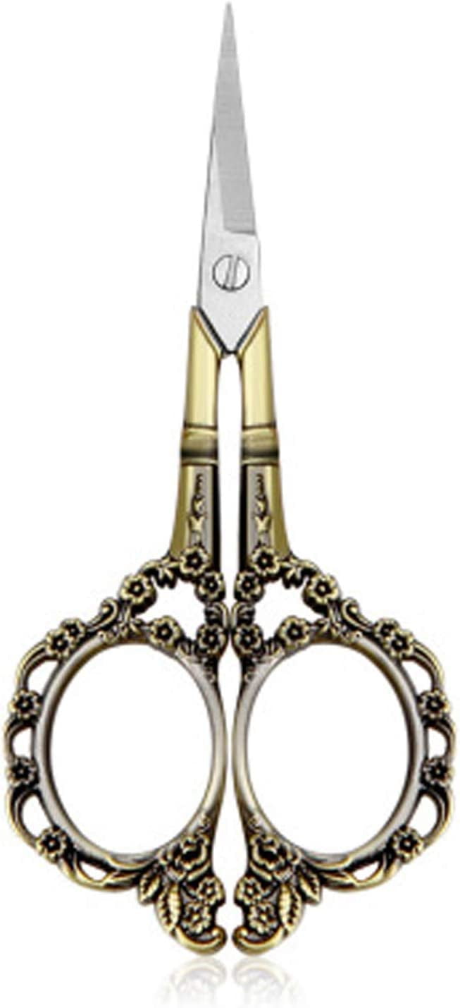 Professional Manicure Scissors, EBANKU Vintage Stainless Steel Cuticle Precision Beauty Grooming ...