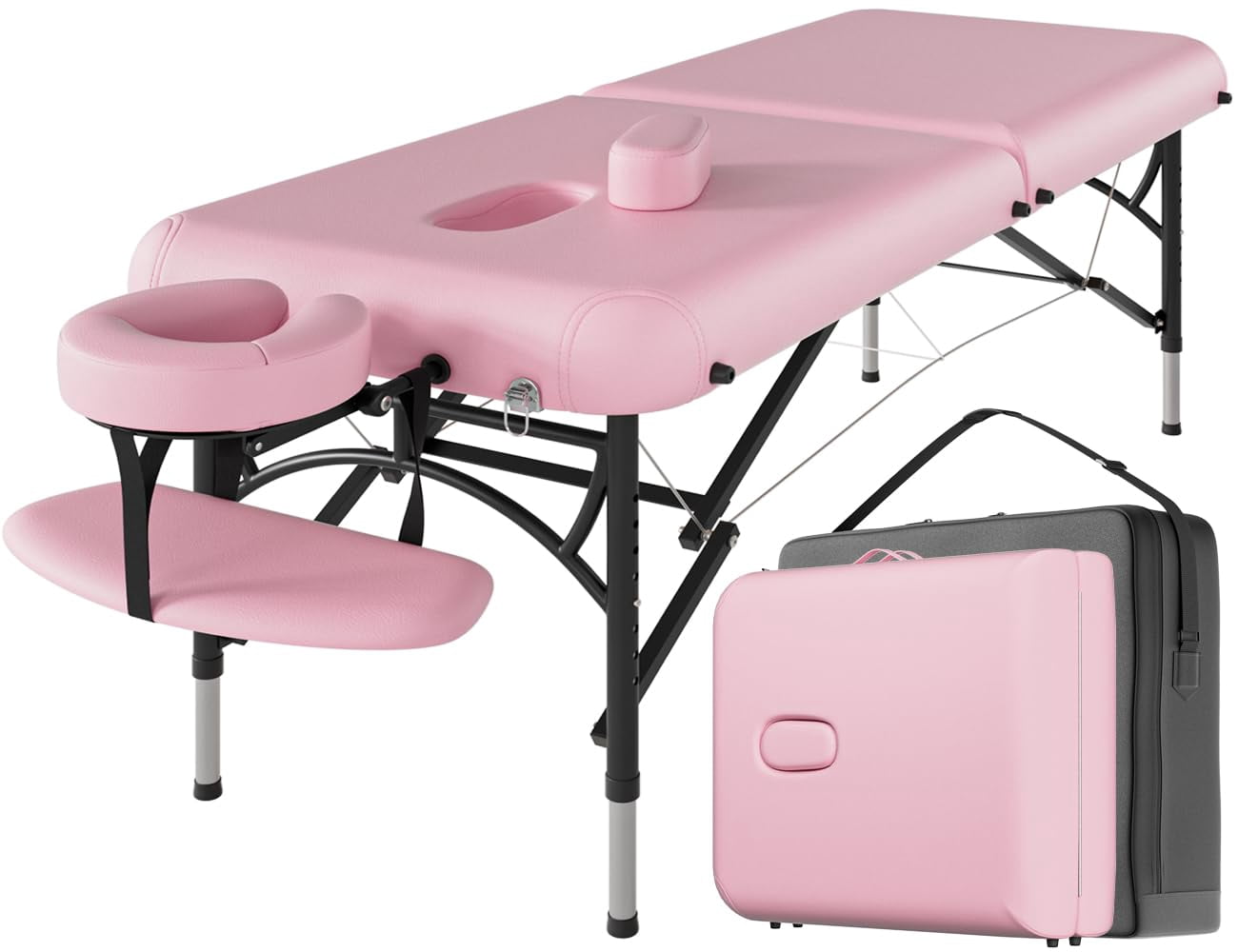 Professional Massage Table Portable Folding Lightweight Facial Solon ...